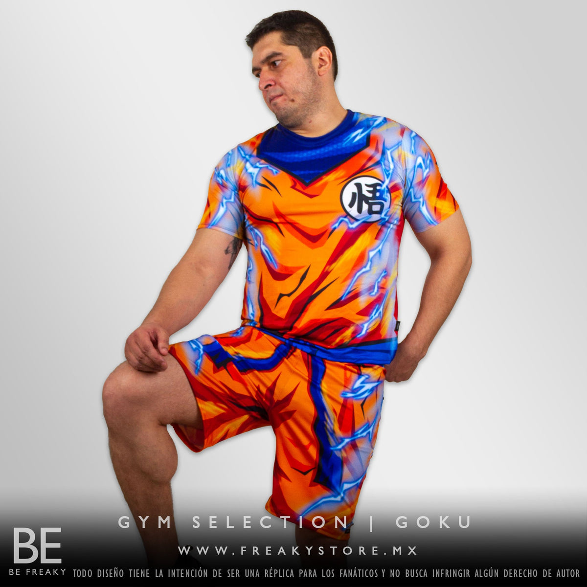 Playera Manga Corta SaiyaGym Goku – Freaky Store