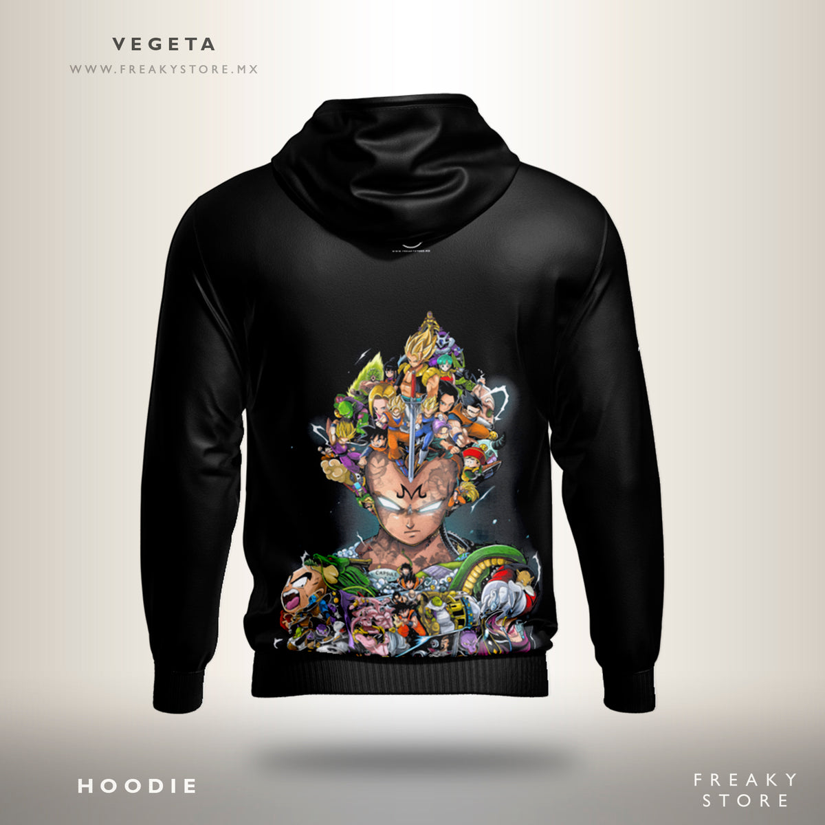 Hoodie Vegeta – Freaky Store